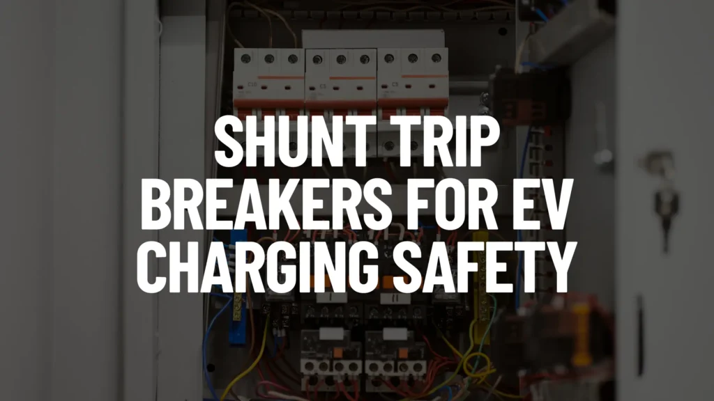 Shunt Trip Breakers for EV Charging Safety - Electric Vehicle Geek